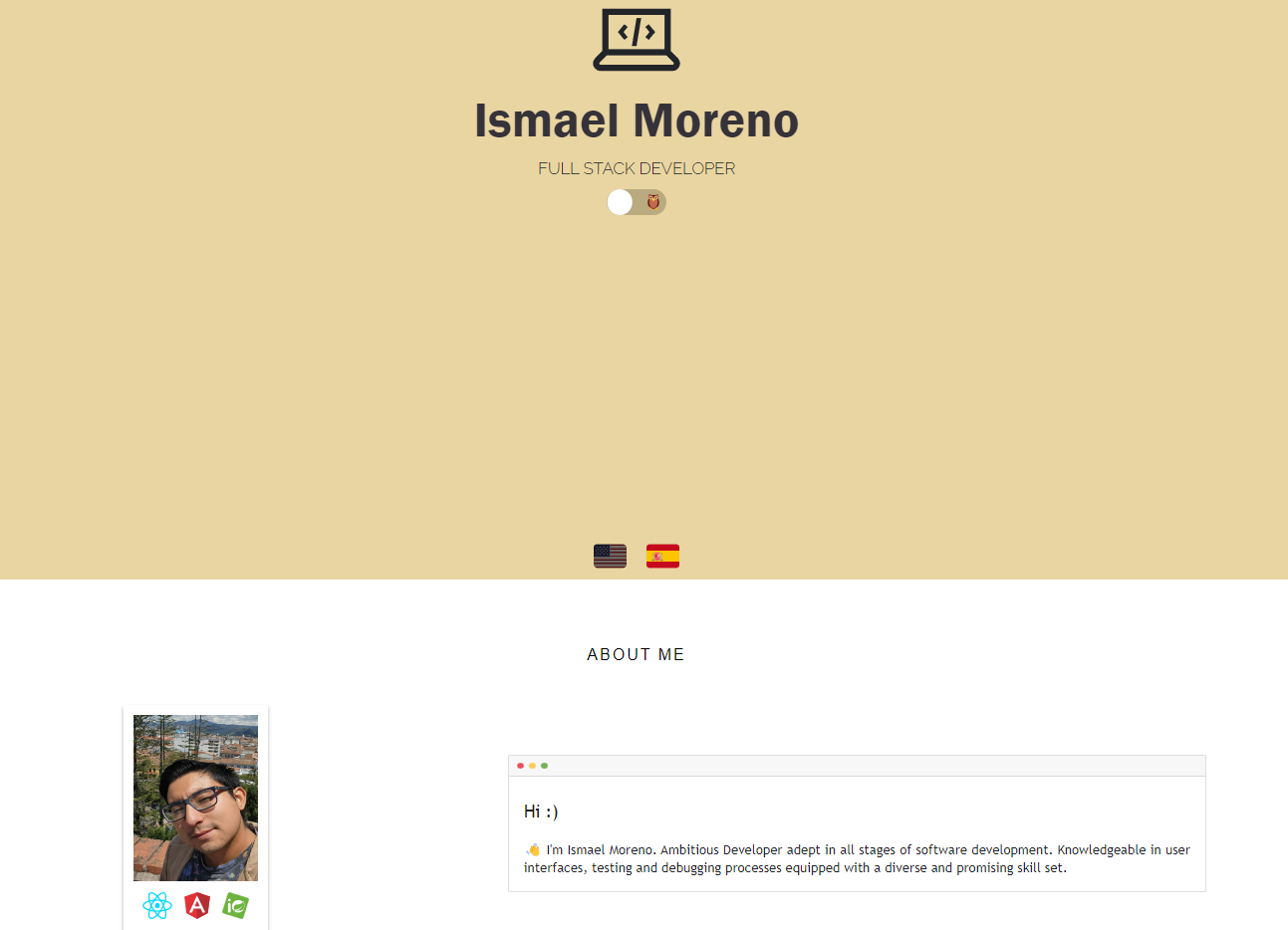 Ismael | Full stack Developer